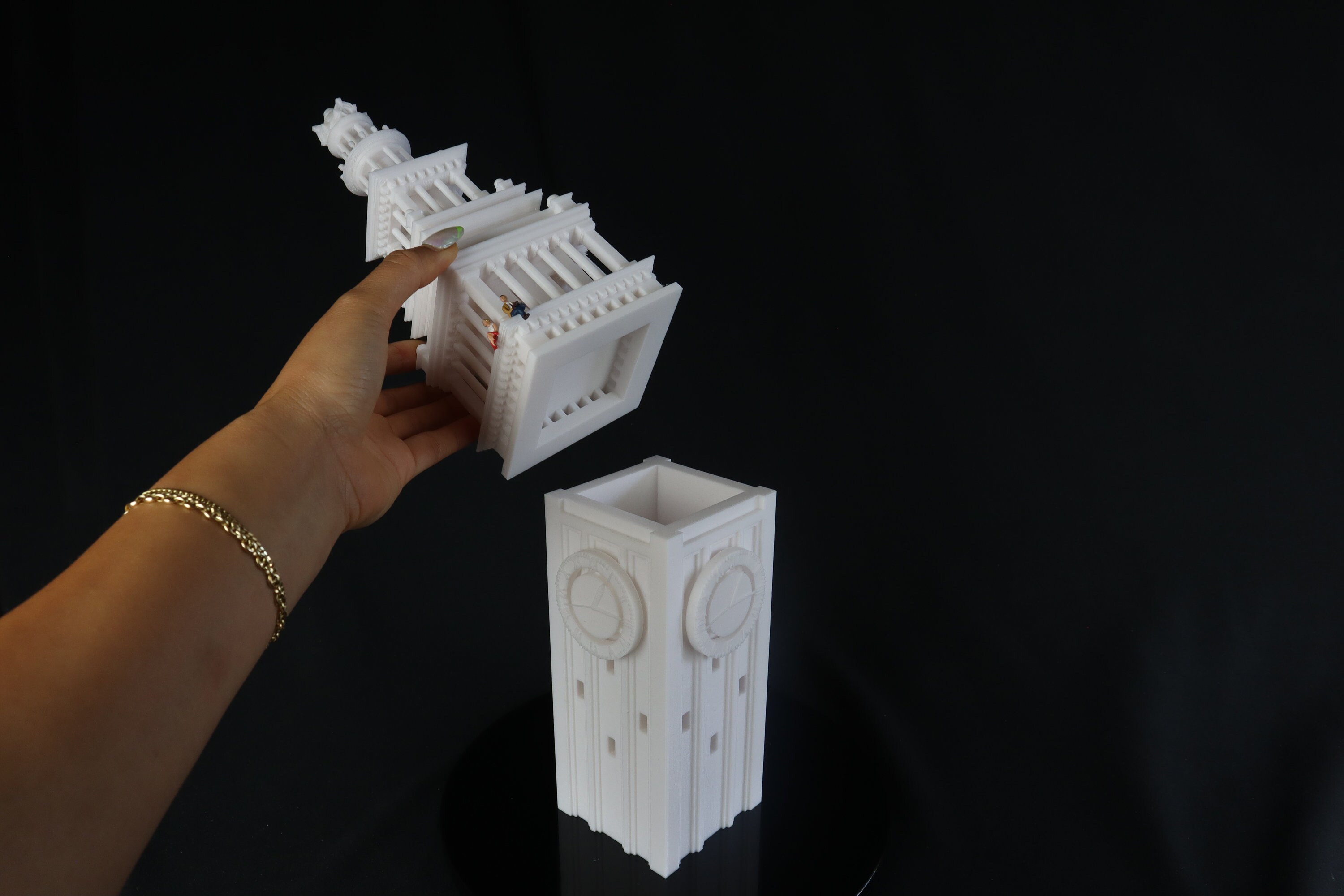 Miniature Clock Tower HO Scale for Train Model White - Etsy