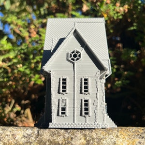 Miniature Gray N-scale Gru Villain House Gothic Victorian Minion ...