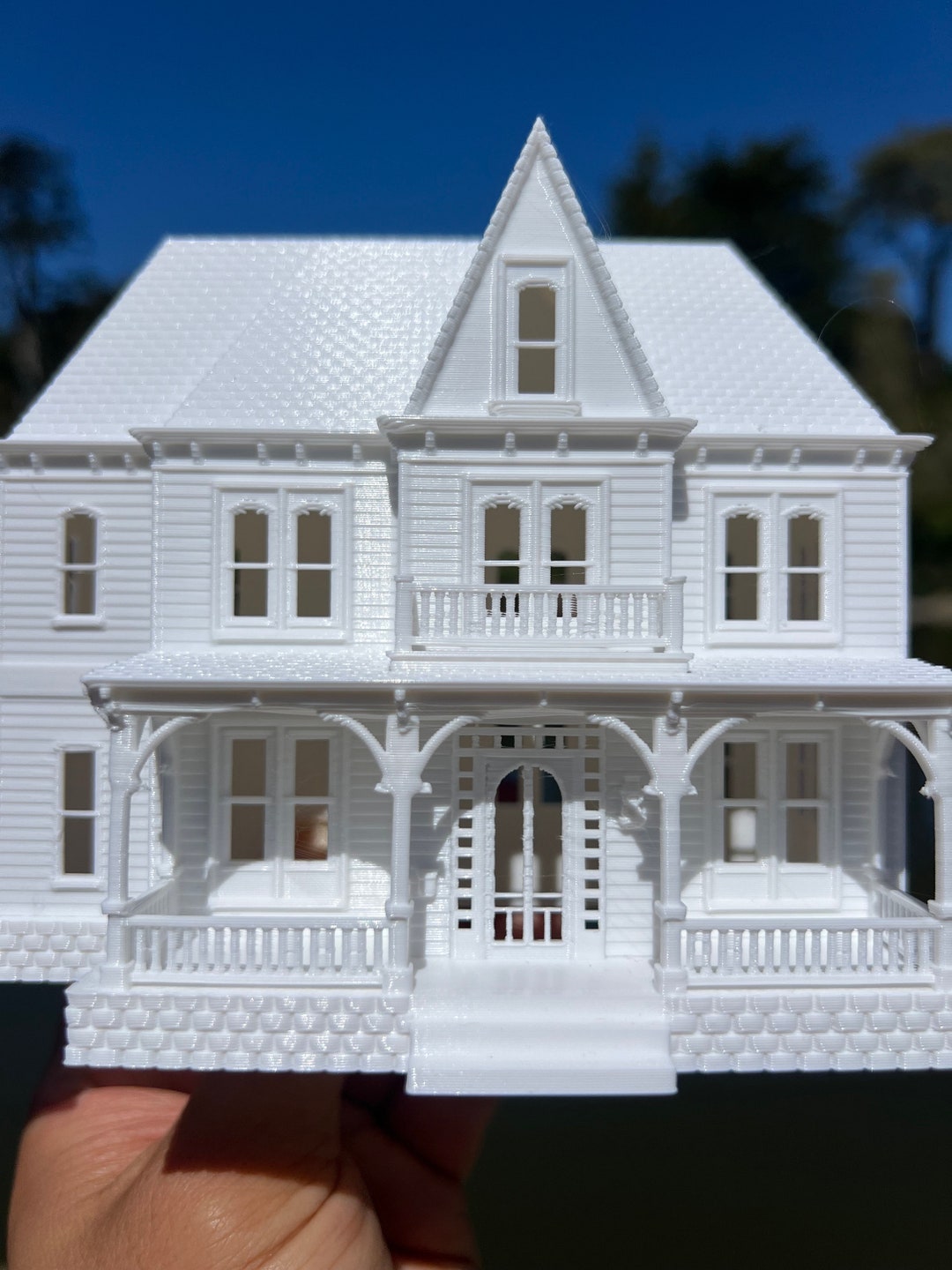 Miniature Ho-scale Stars Hollow Dean’s House Victorian 1:87 - Etsy
