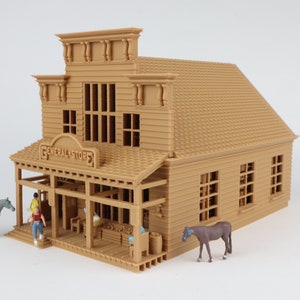 Miniature Old West General Store Assembled Ho-scale 1:87 W/interiors by ...