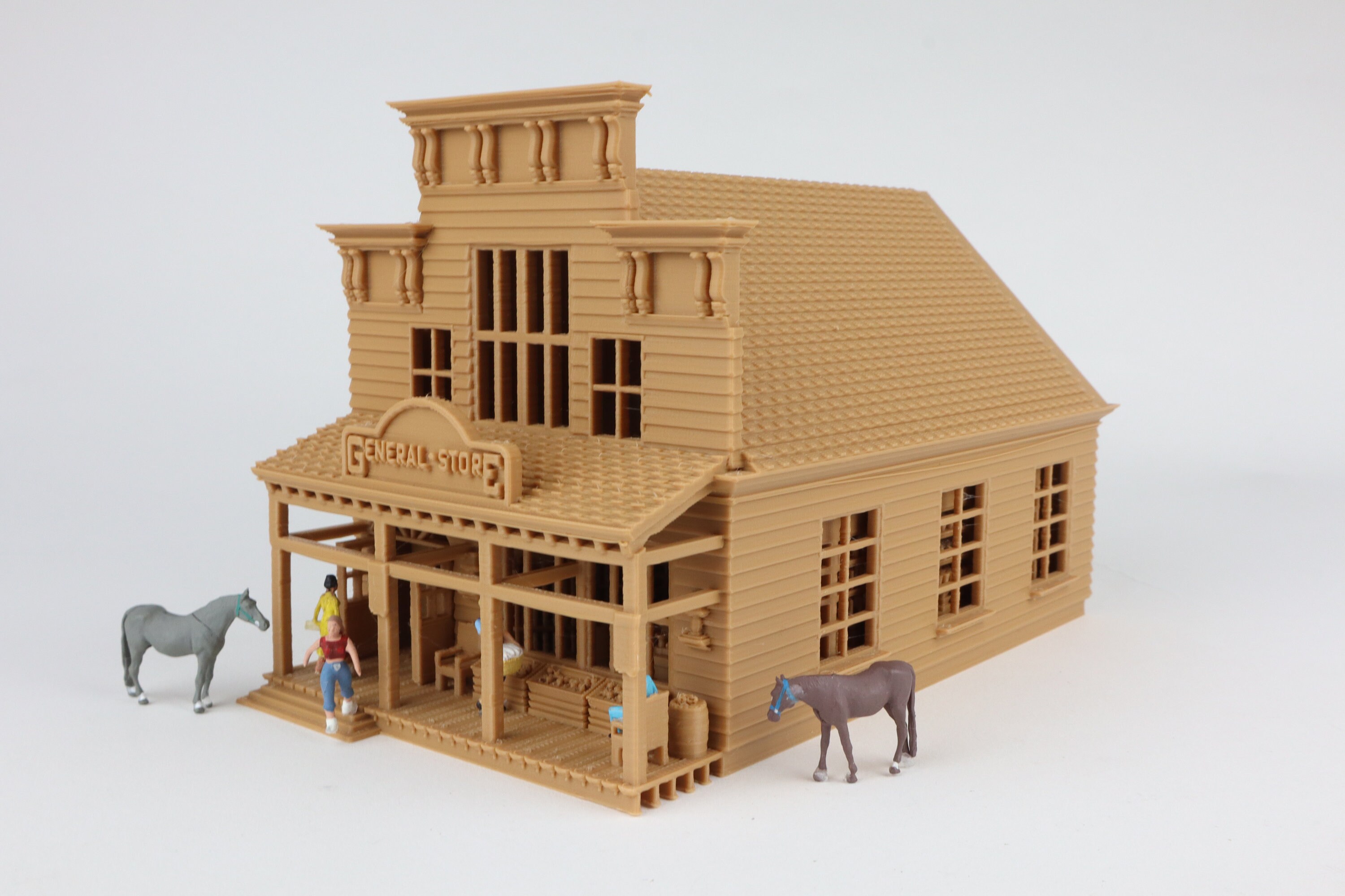 Miniature Old West General Store Assembled Ho-scale 1:87 - Etsy