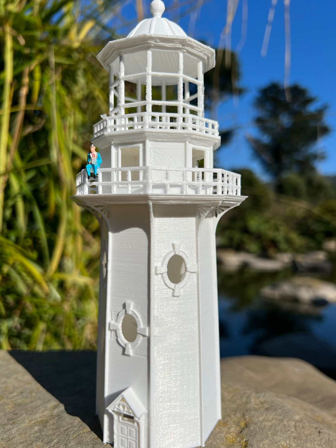 Miniature Victorian 10 Lighthouse Tower N Scale 1:160 White - Etsy