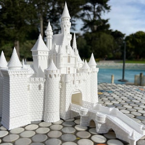 Miniature Neuschwanstein Sleeping Castle Miniature #40 White Ho-scale ...