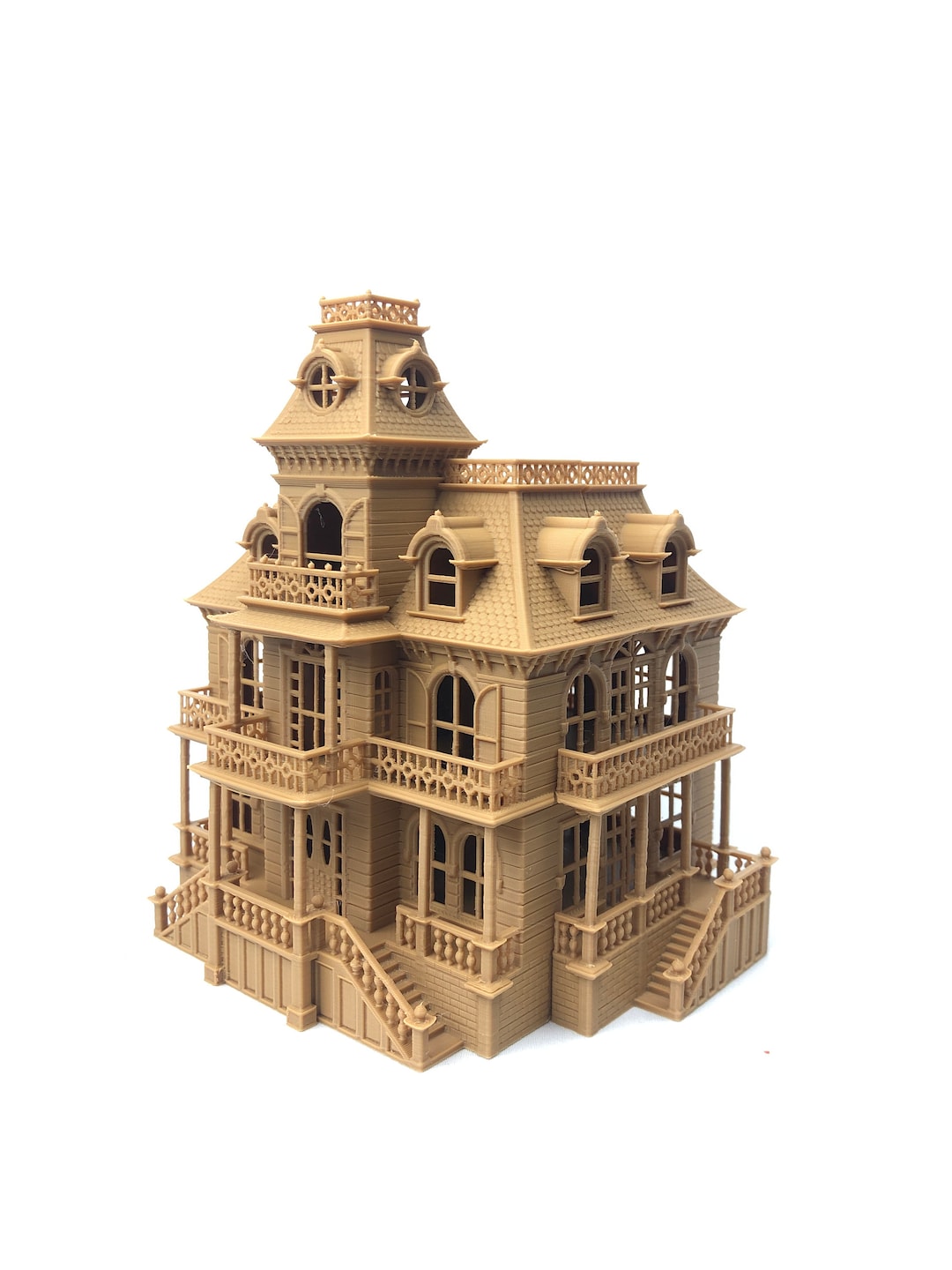 Miniature Victorian Collection #4 - Brown Haunted Mansion Halloween ...