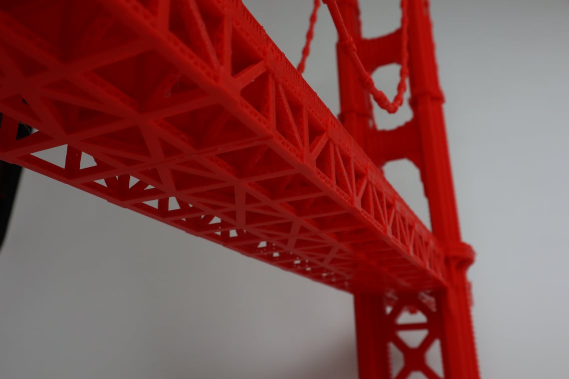 Miniature Scale Model San Francisco Golden Gate Bridge | Etsy