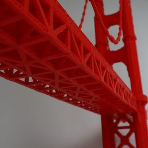 Miniature Scale Model San Francisco Golden Gate Bridge (ho-scale ...