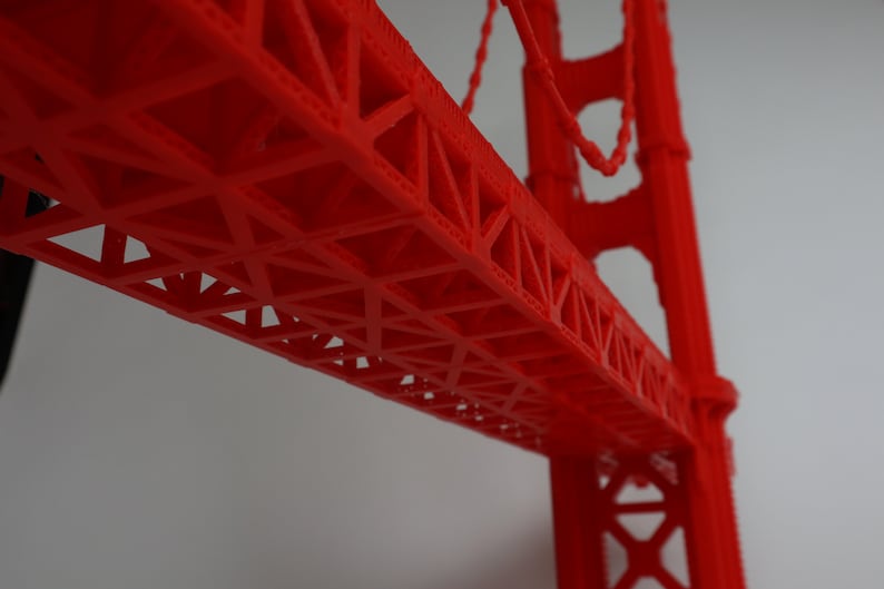 Miniature Scale Model San Francisco Golden Gate Bridge | Etsy