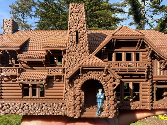 Log Cabin Building Kit Ho Scale