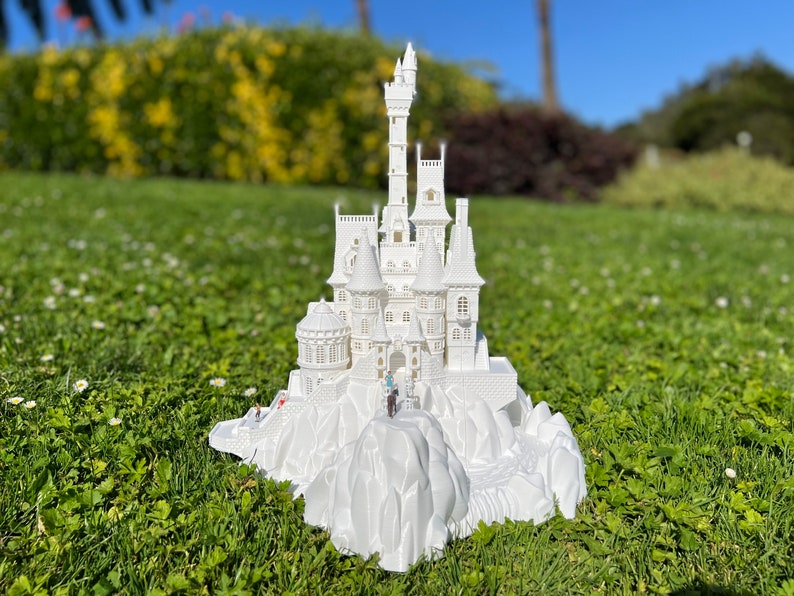 Large Beast Castle HO 1/87 Scale House Beauty - Etsy