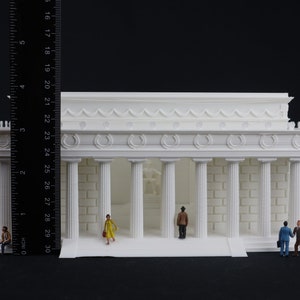Miniature Lincoln Memorial Washington DC White (ho-scale Figures Not ...