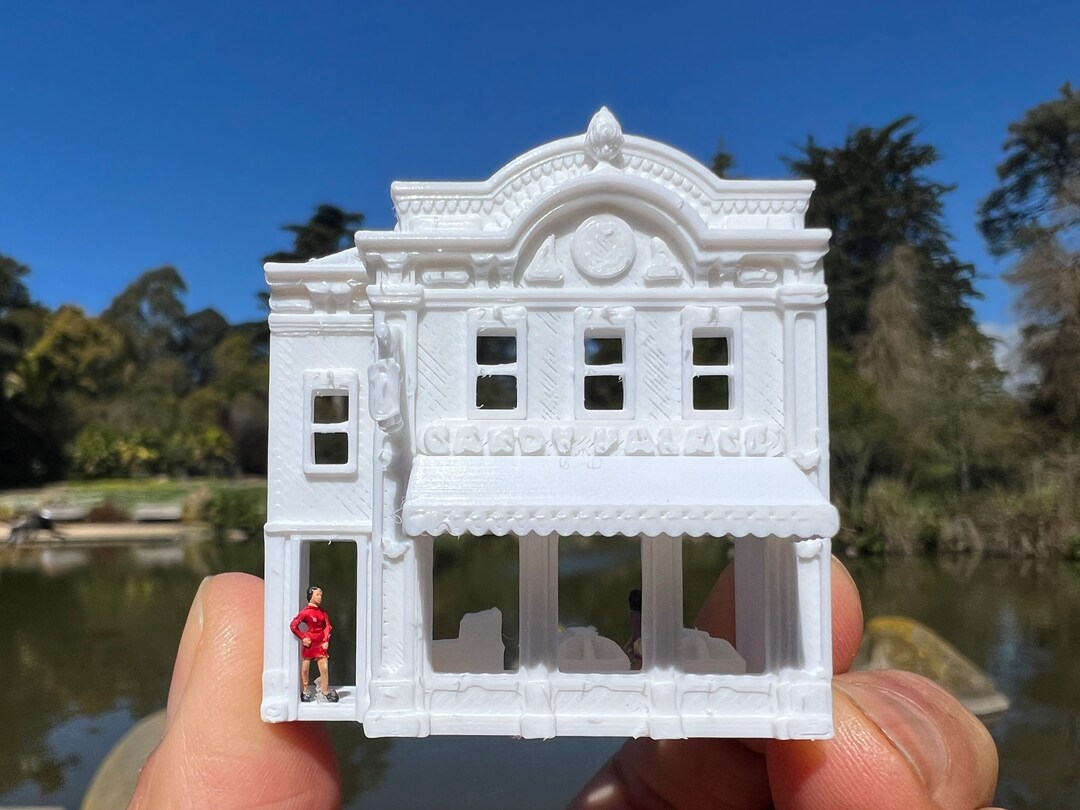 Miniature N-scale Victorian Main Street Candy Palace Store W/interiors ...