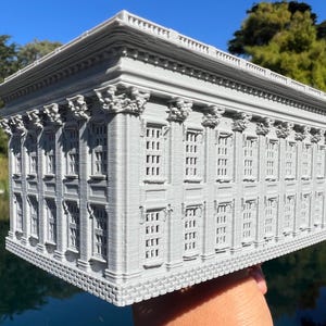 Small Miniature First Bank of the United States Hamilton N-scale 1:150 ...