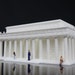 Small Miniature Lincoln Memorial Washington DC White (n-scale Figures ...