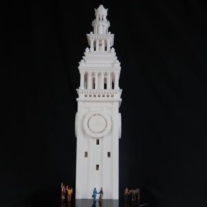 Miniature Clock Tower HO Scale for Train Model White - Etsy