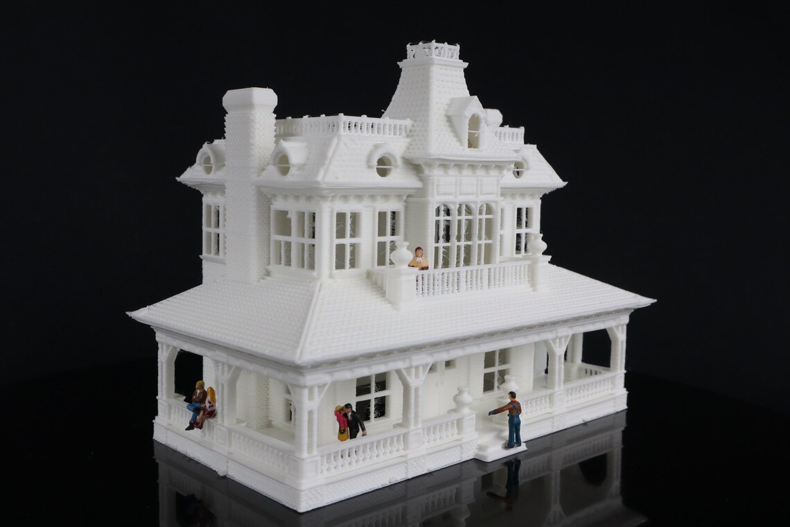 Gold Rush Bay Small N-scale Victorian Miniature #15 Petticoat Hotel 1: ...