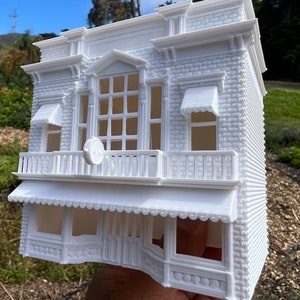 Miniature Ho-scale Victorian Main Street Castle Bookstore Shop 1:87 - Etsy