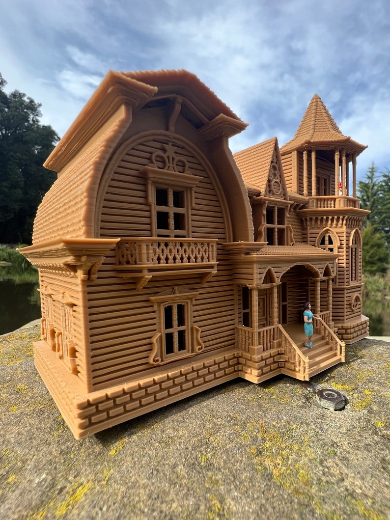 Miniature 38 Brown Ho-scale Munster House Victorian Mansion - Etsy