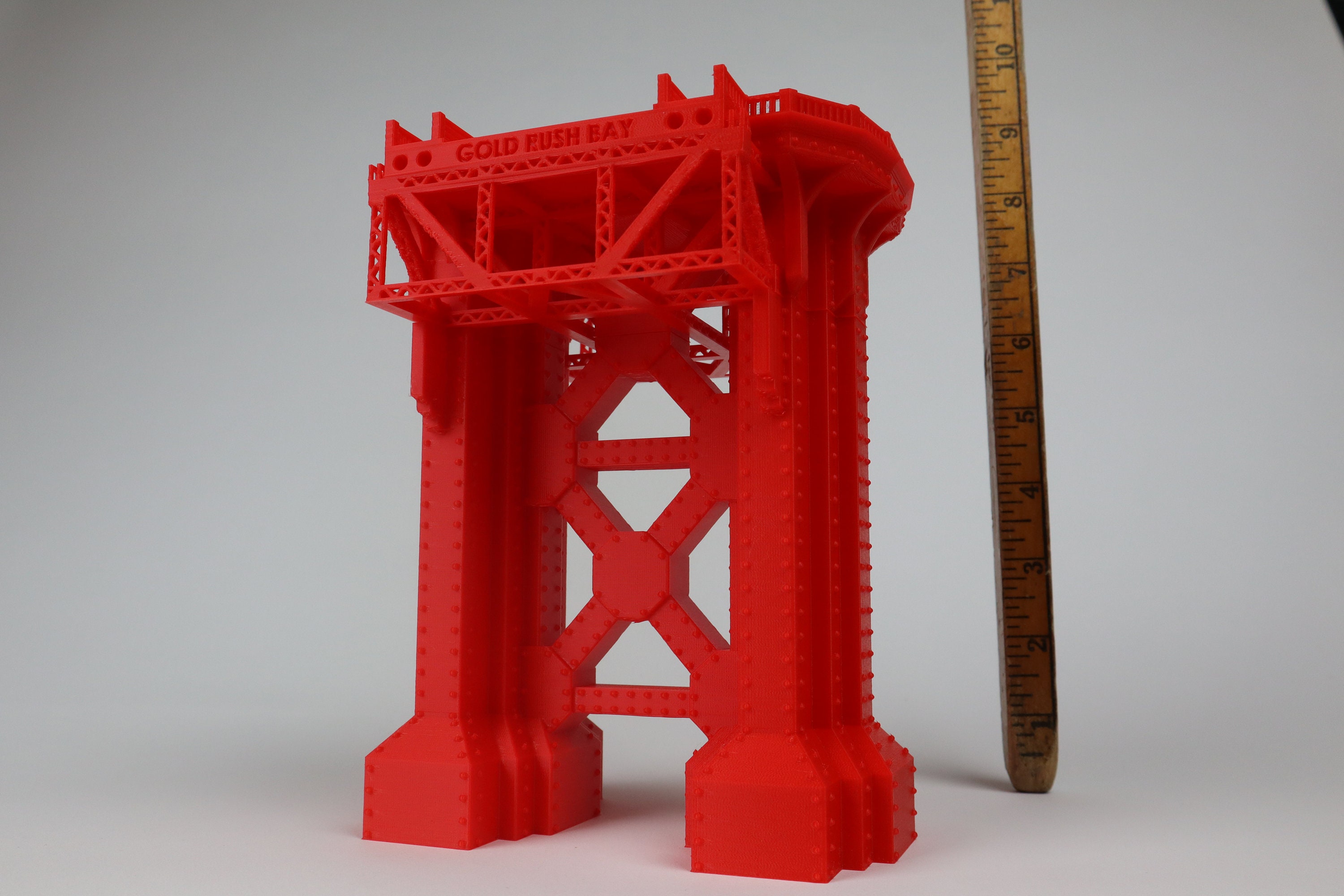 Miniature Scale Model San Francisco Golden Gate Bridge (ho-scale ...