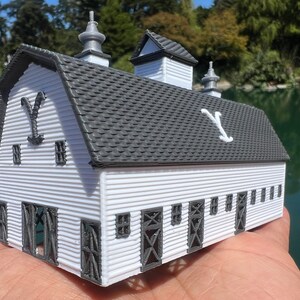 Miniature COLOR N-scale Ranch Barn #1 Built Assembled Old West - Etsy