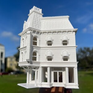 Miniature Ho-scale Victorian Main Street Market House Coffee Shop 1:87 ...