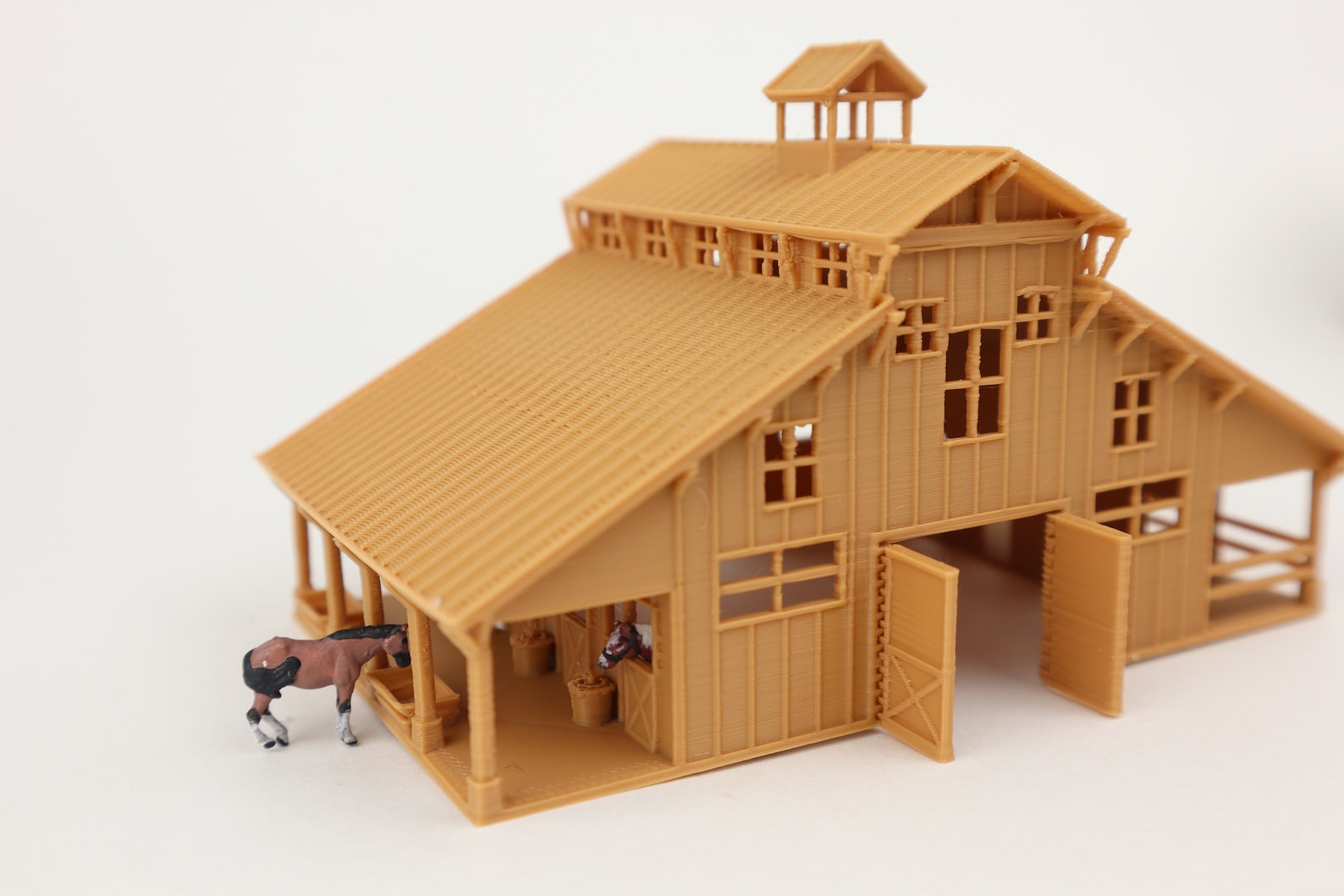 Small Miniature Old West Livery Stables N-scale 1:150 Wood - Etsy
