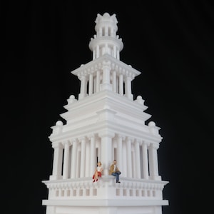 Miniature Clock Tower HO Scale for Train Model White - Etsy