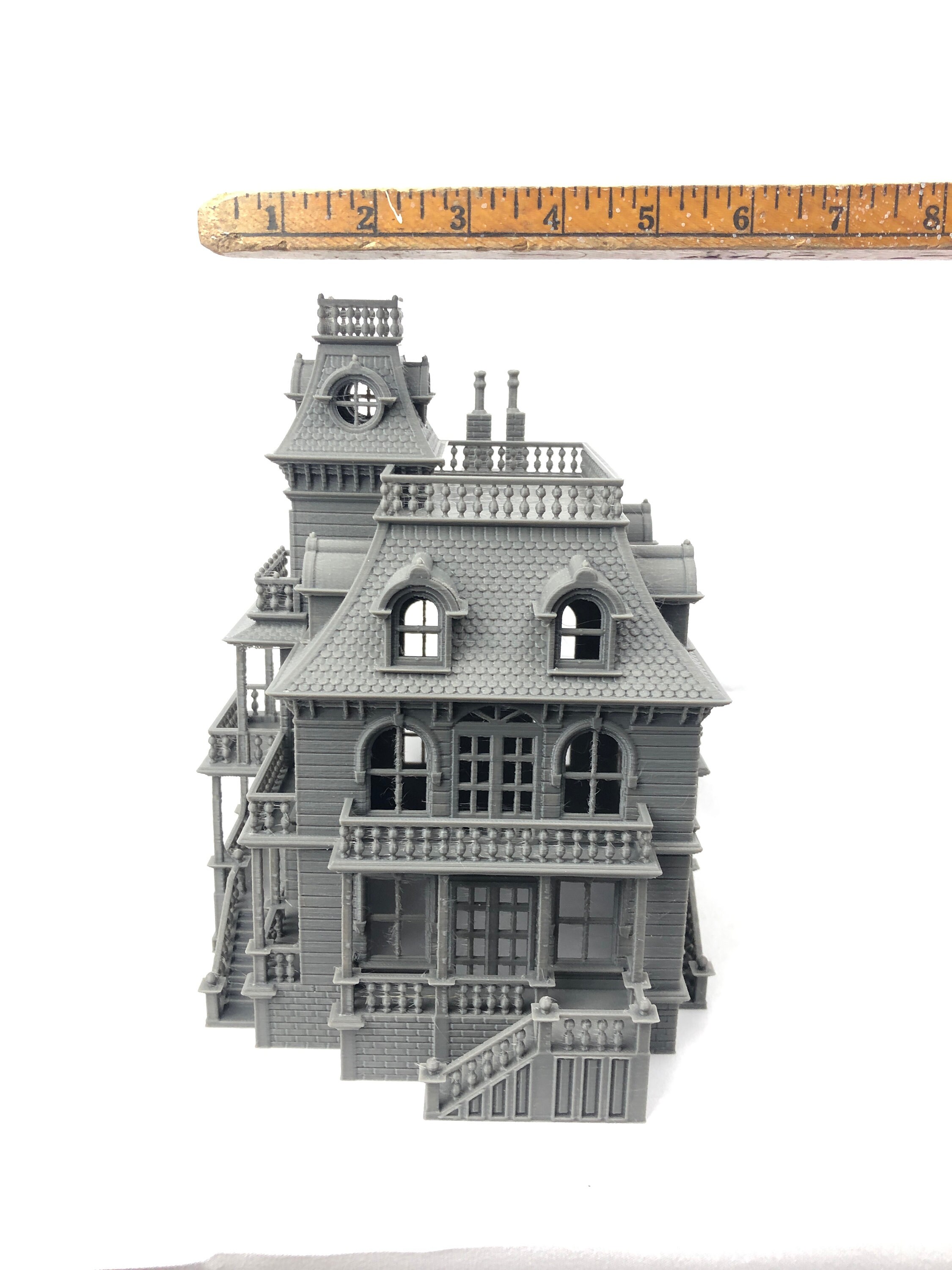 LARGE O-scale Miniature Victorian Collection 4 Dark Gray - Etsy