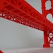 Miniature Scale Model San Francisco Golden Gate Bridge n-scale Figures ...