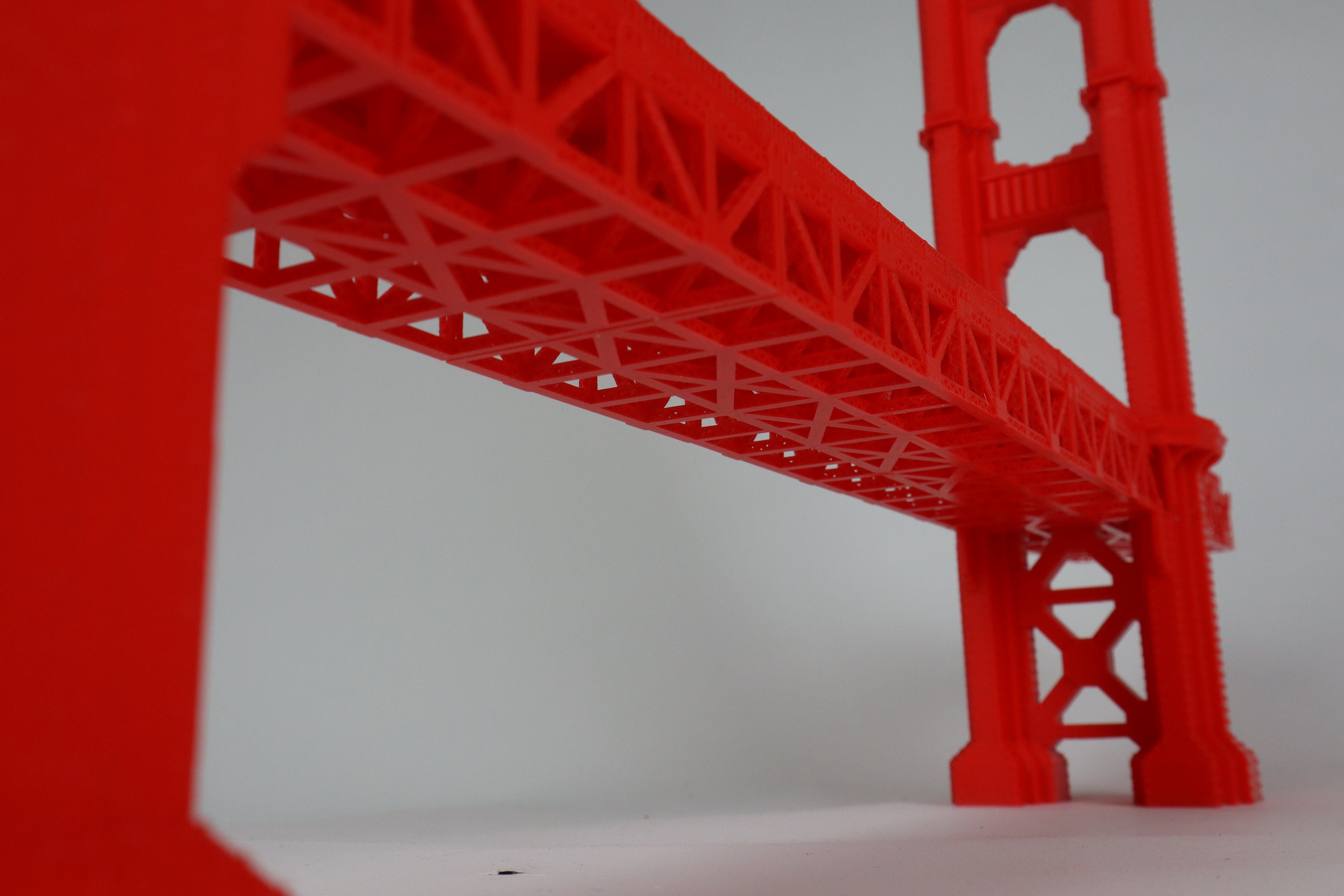 Miniature Scale Model San Francisco Golden Gate Bridge (n-scale Figures ...