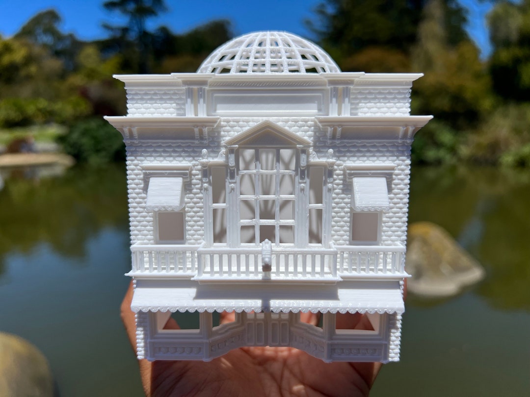Miniature Ho-scale Victorian Main Street Castle Bookstore Shop With ...