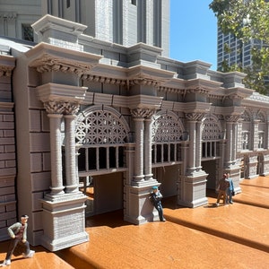 Miniature Ferry/train Station Building + Clock Tower HO (1/87) Scale ...