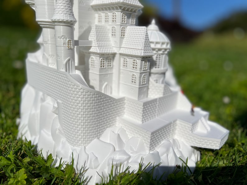 Large Beast Castle HO 1/87 Scale House Beauty - Etsy