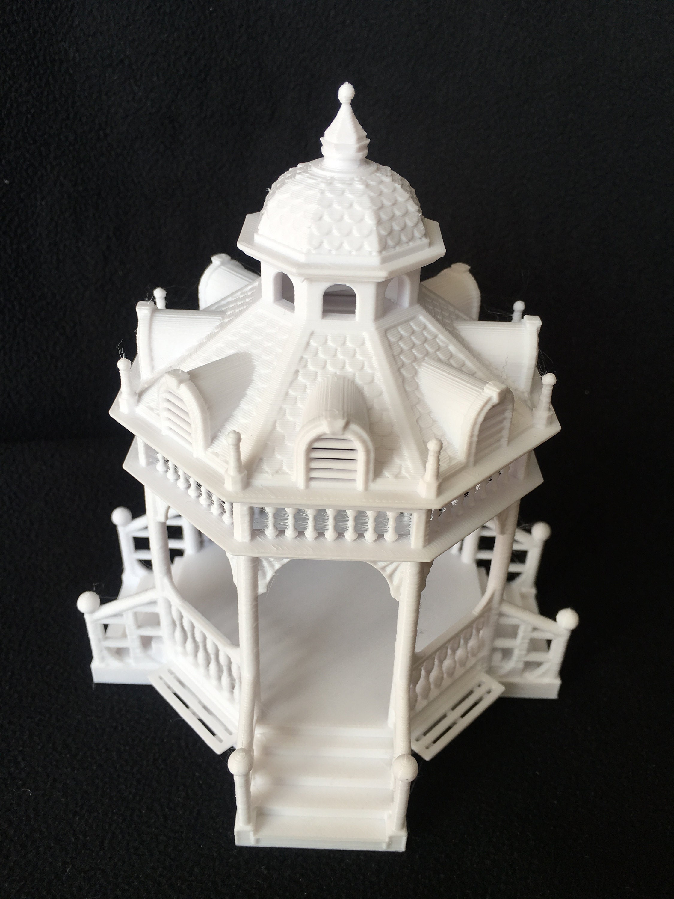 Paintable White Victorian 9 Park Gazebo/bandstand Model | Etsy