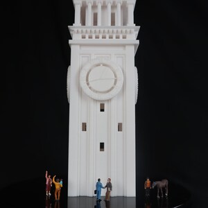 Miniature Clock Tower HO Scale for Train Model White - Etsy