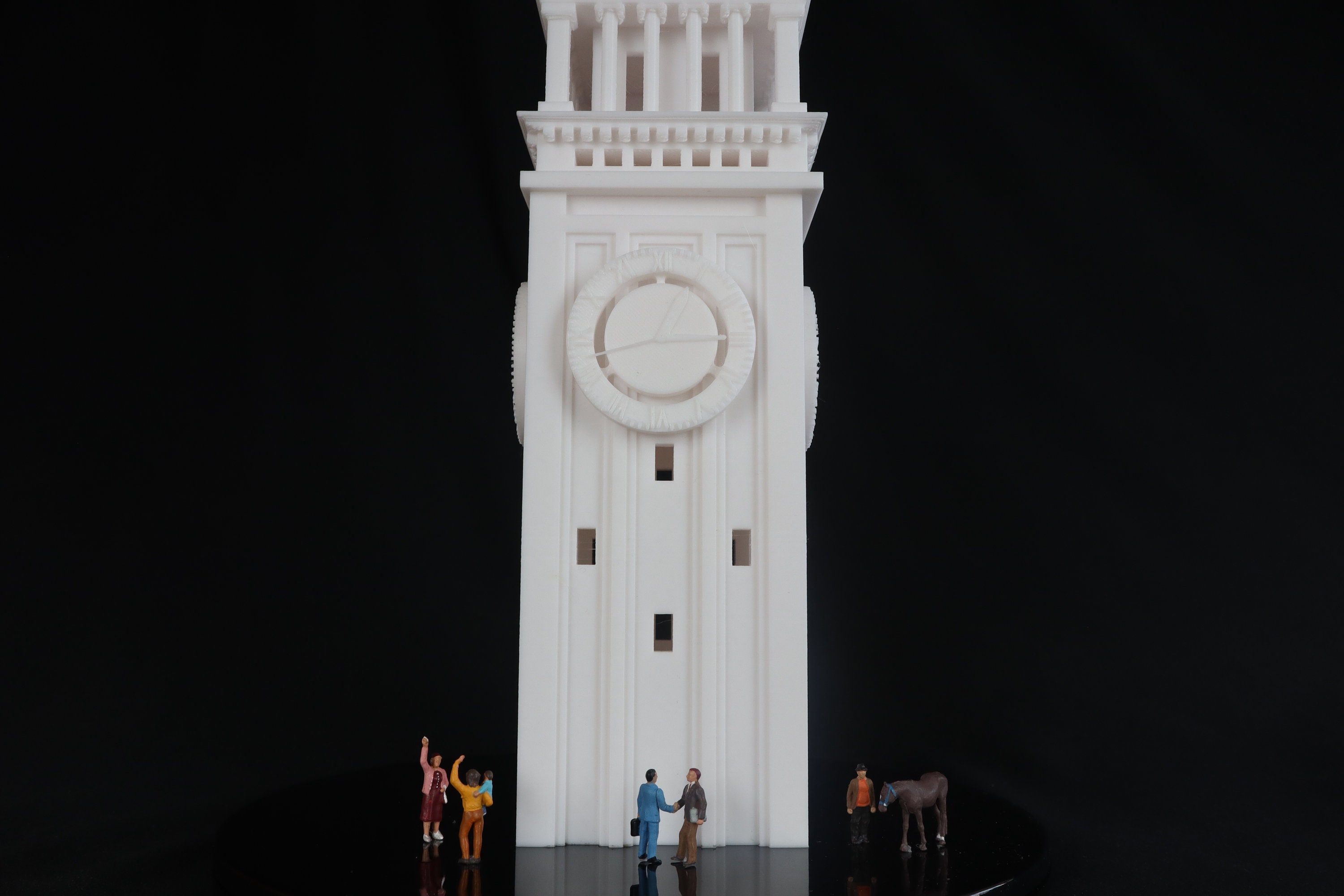 Miniature Clock Tower HO Scale for Train Model White - Etsy