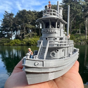 Miniature HO Scale Railroad Tugboat Built Train Layout 1:87 - Etsy