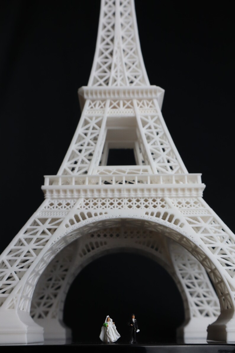 Miniature Detailed Paris France Eiffel Tower Model 19-inches | Etsy