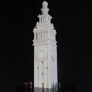 Miniature Clock Tower HO Scale for Train Model White - Etsy