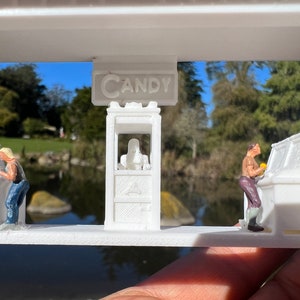 Goldrushbay Ho-scale Victorian Main Street Penny Arcade Shop Facade ...