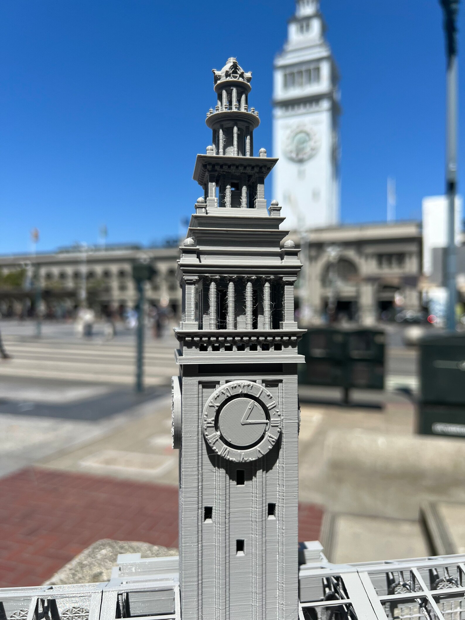 Miniature Ferry/train Station & Clock Tower N 1/160 Scale - Etsy