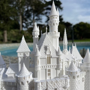 Miniature Neuschwanstein Sleeping Castle Miniature #40 White Ho-scale ...