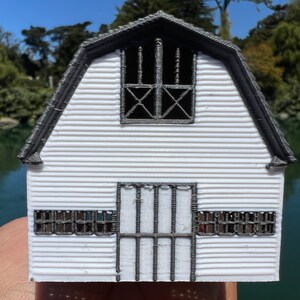 Miniature COLOR N-scale Yellowstone Barn 2 Built Assembled Old West - Etsy