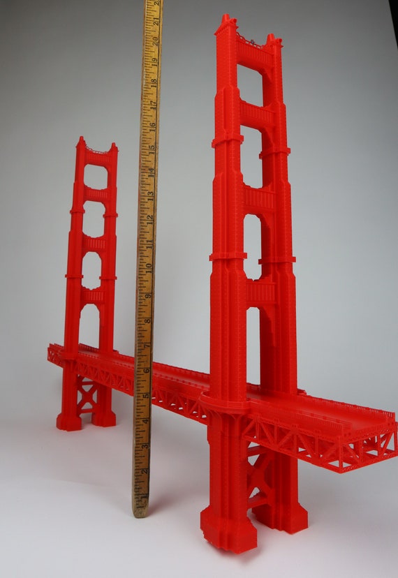 Miniature Scale Model San Francisco Golden Gate Bridge - Etsy