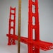 Miniature Scale Model San Francisco Golden Gate Bridge n-scale Figures ...