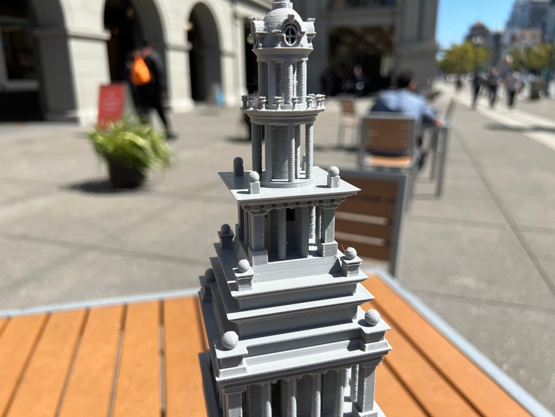 Miniature Ferry/train Station Building + Clock Tower HO (1/87) Scale ...