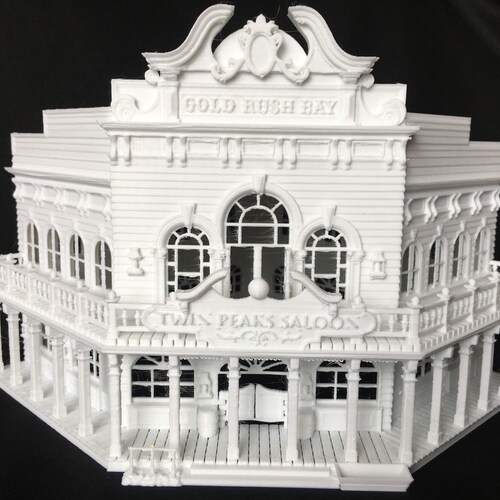 Miniature Old West 1 Saloon/hotel Built Ready HO Scale - Etsy
