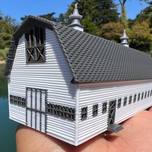 Miniature COLOR N-scale Yellowstone Barn 2 Built Assembled Old West - Etsy