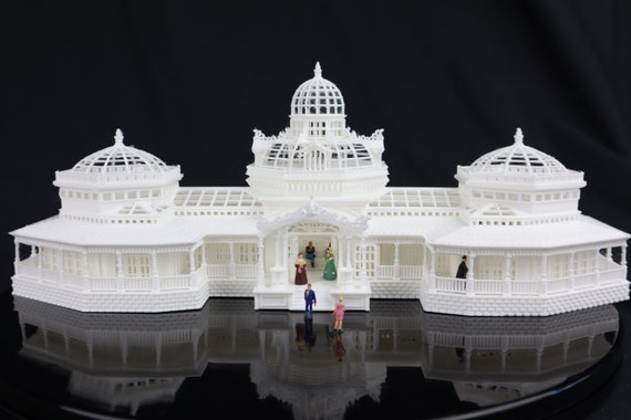 Small Miniature N-scale Victorian 28 Crystal Palace 1:160 - Etsy