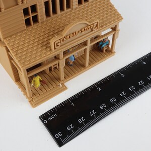 Miniature Old West General Store Assembled Ho-scale 1:87 W/interiors by ...