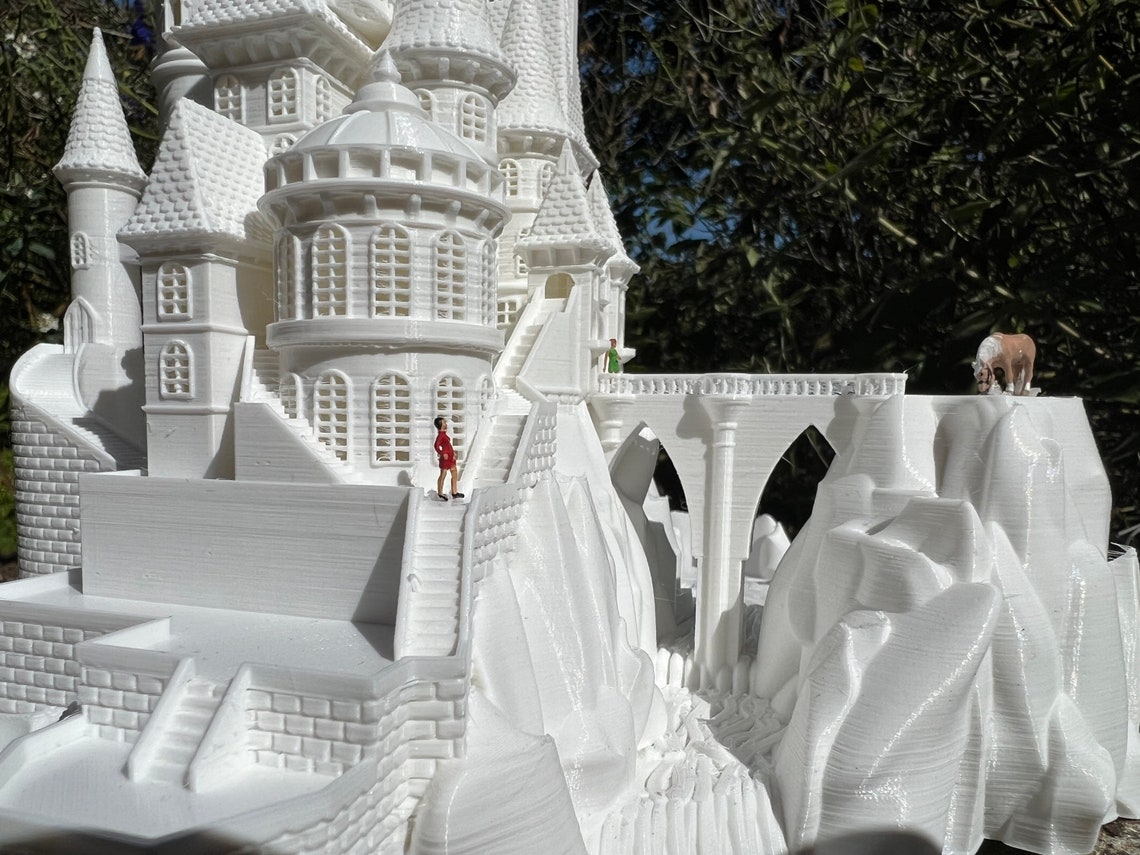 Miniature Beast Castle N (1/160) Scale House Beauty! - Etsy